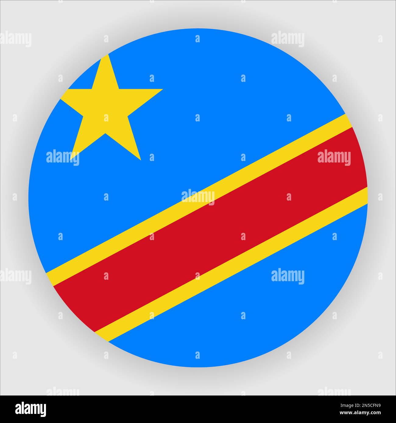 Congo flag illustrations hi-res stock photography and images - Alamy