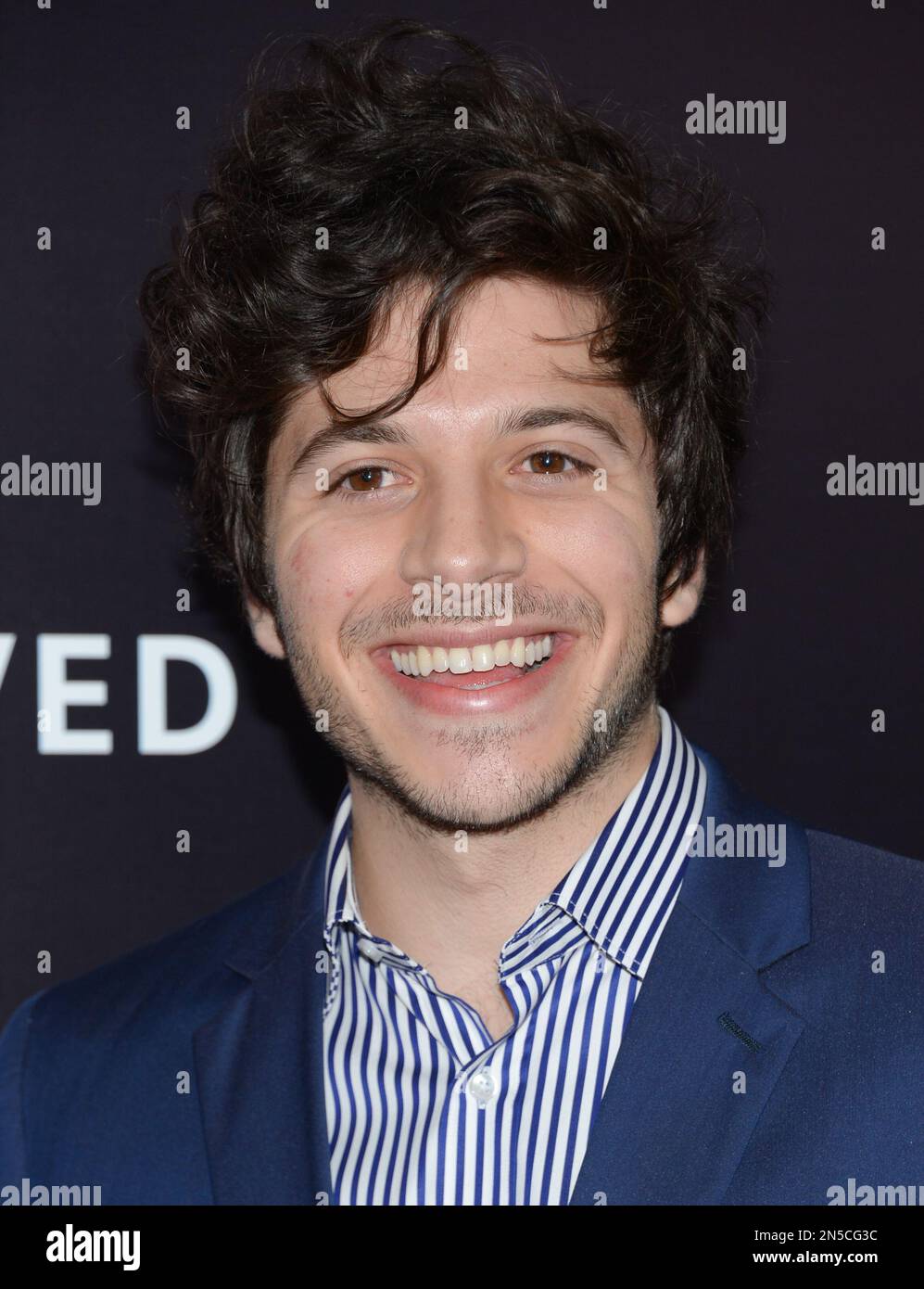 Actor Dimitri Leonidas attends the premiere of "The Monuments Men" at ...