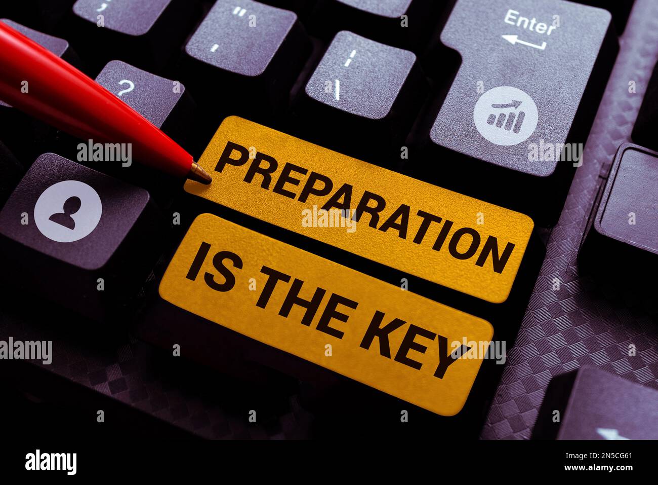 Sign displaying Preparation Is The Key. Word Written on action of ... Sign displaying Preparation Is The Key. Word Written on action of ...
