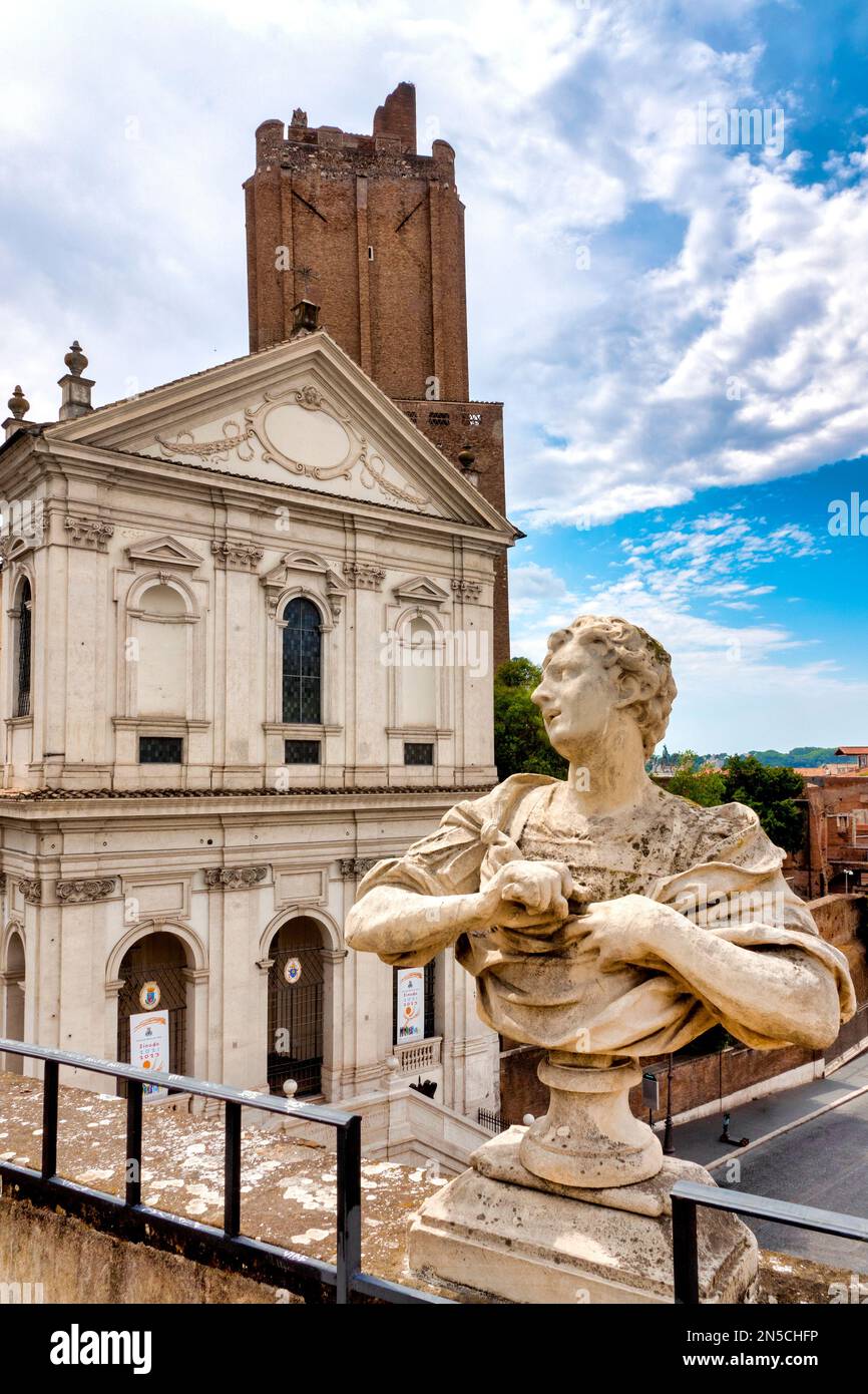 View of Santa Caterina a Magnanapoli and the Torre delle Milizie from ...