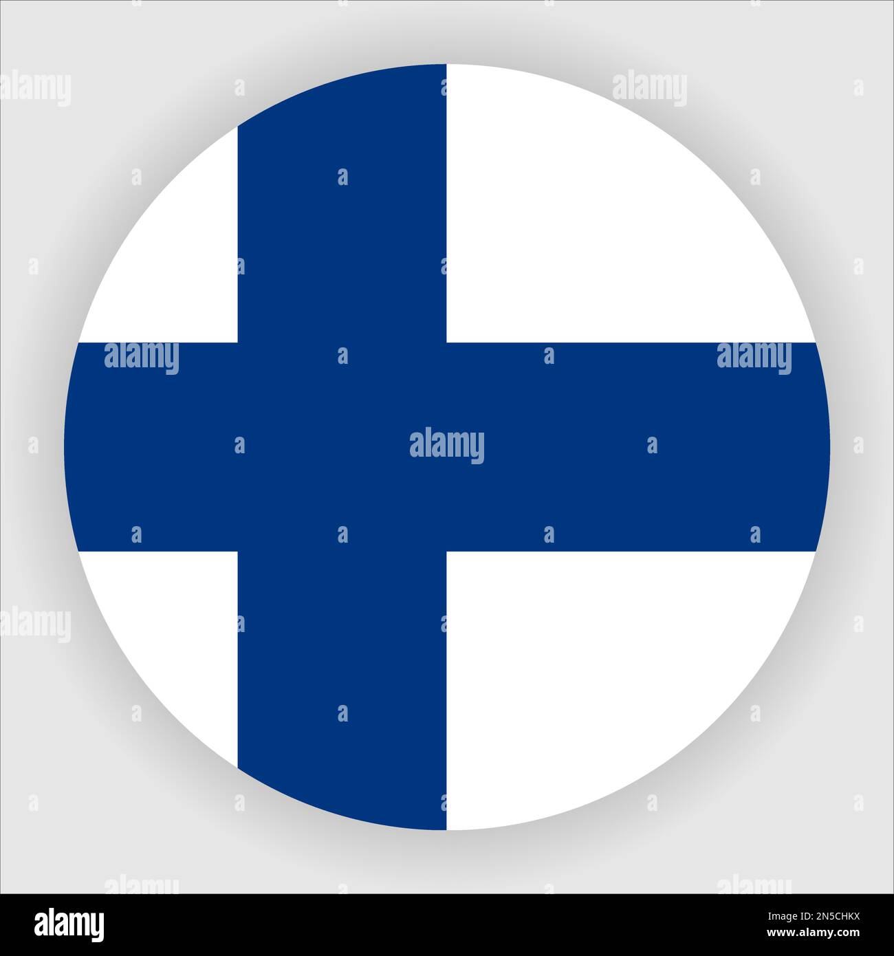 Finland flag illustration Stock Vector Images - Alamy