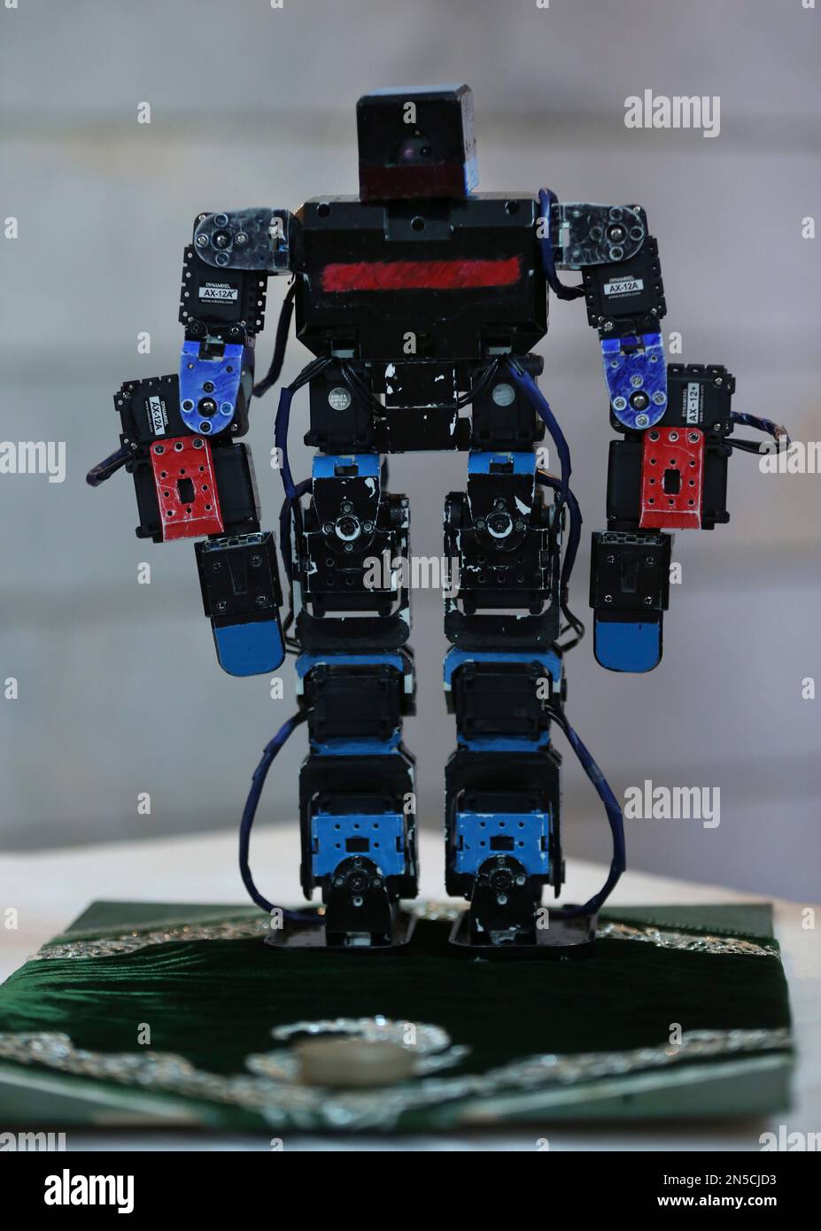 In this picture taken on Saturday, Feb. 22, 2014, Veldan, a humanoid ...