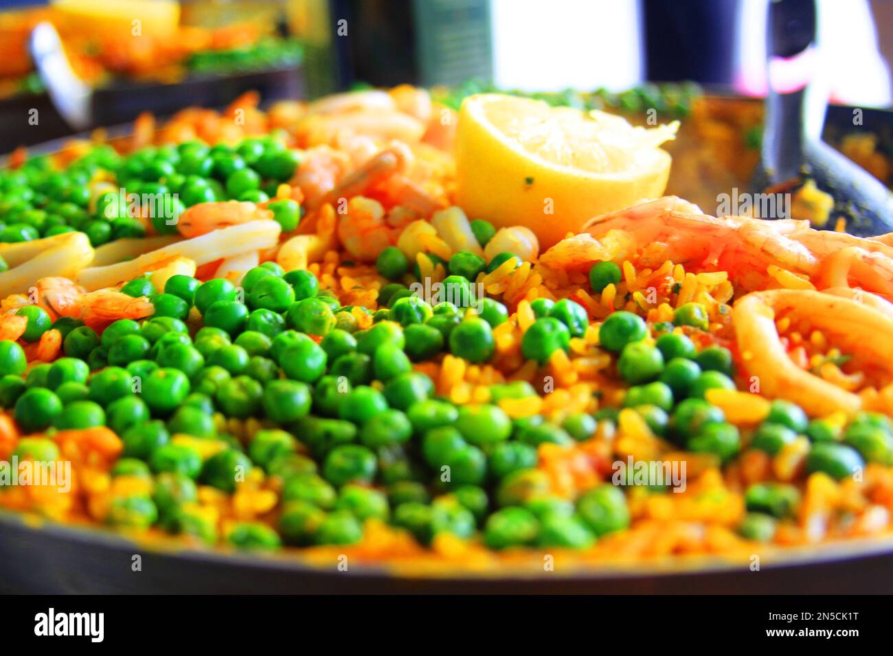 Paella, Paeja, Seafood, Frutos do mar Stock Photo - Alamy
