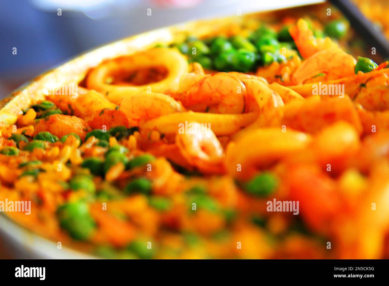 Paella, Paeja, Seafood, Frutos do mar Stock Photo - Alamy