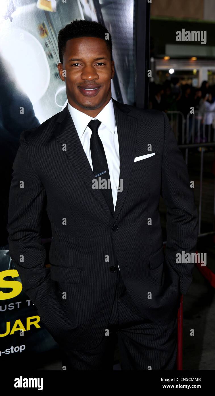 Nate Parker arrives at the Los Angeles premiere of "Non-Stop" at the ...