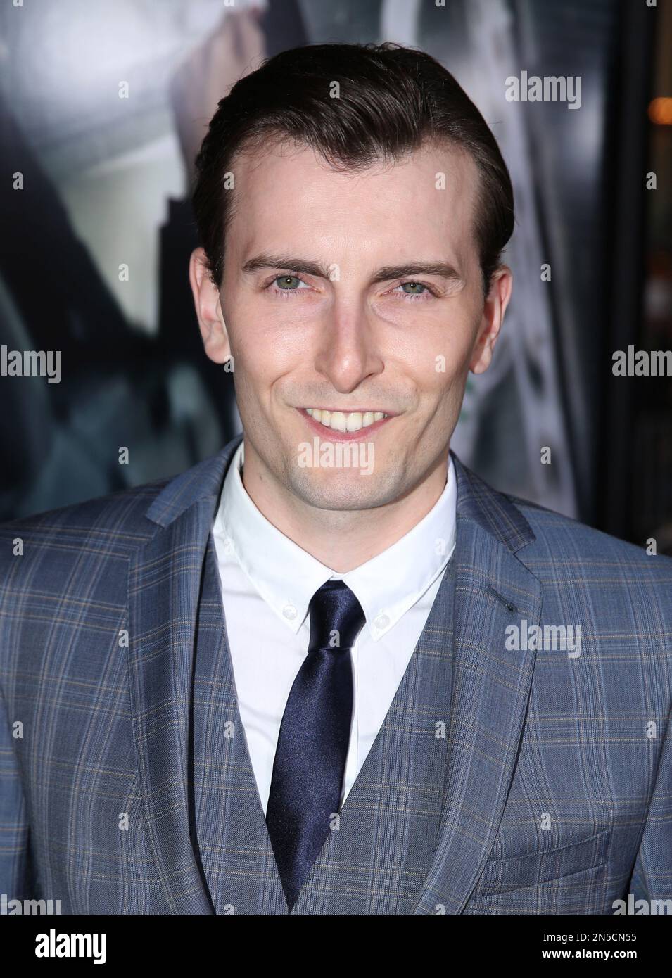 Cameron Moir arrives at the Los Angeles premiere of "Non-Stop" at the ...