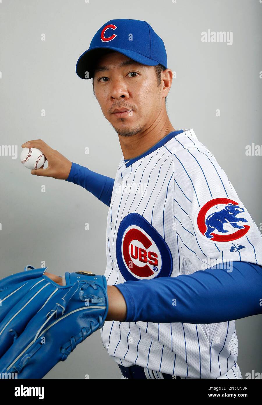 This is a 2014 photo of Chang-Yong Lim of the Chicago Cubs baseball ...