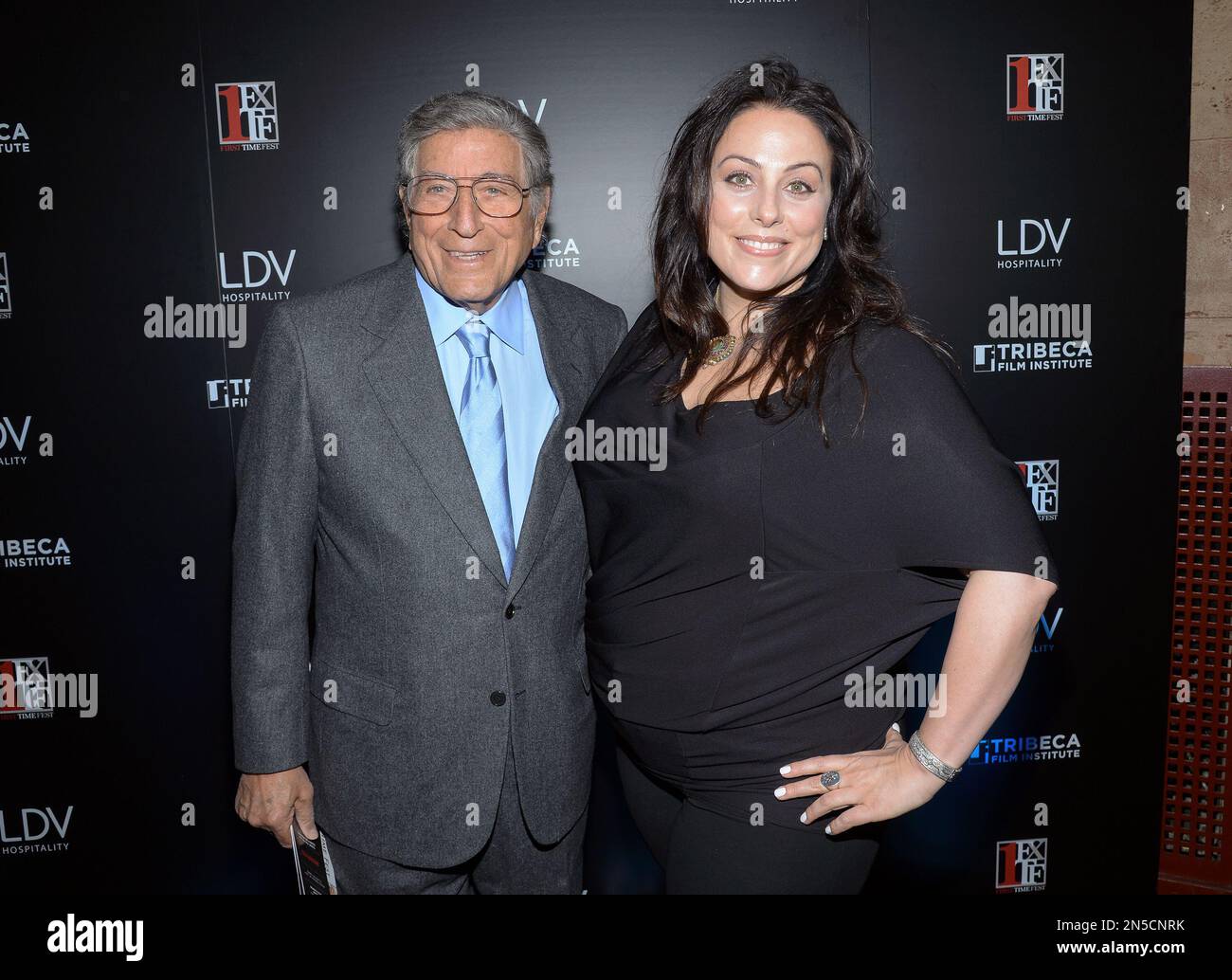 First Time Fest co-founder Johanna Bennett and her father Tony Bennett ...