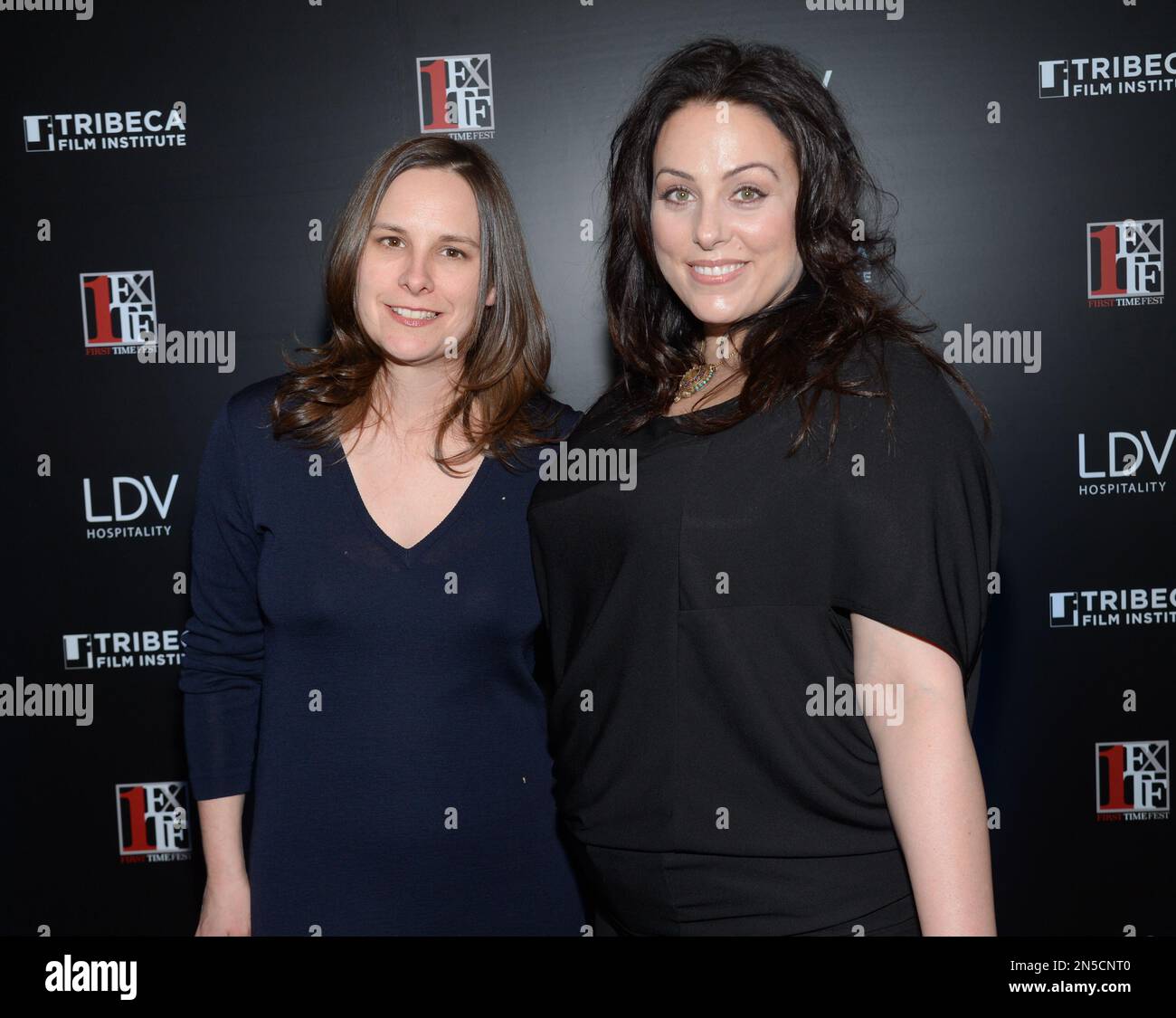Tribeca Film Institute executive director Beth Janson, left, and First ...