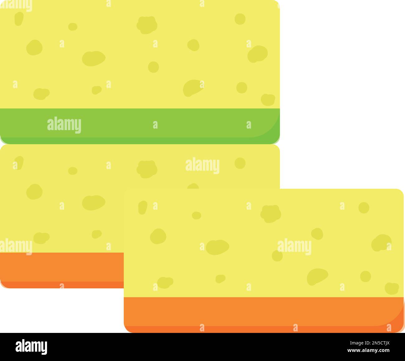 Clean sponge icon cartoon vector. Cleaner equipment Stock Vector Image ...