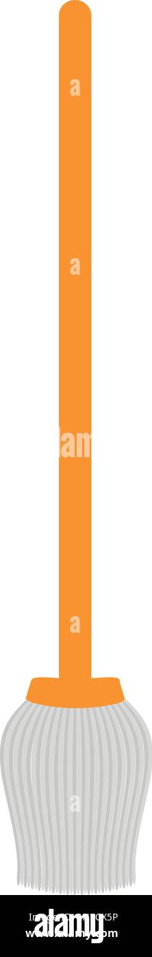 Rag mop toilet brush Stock Vector Images - Alamy