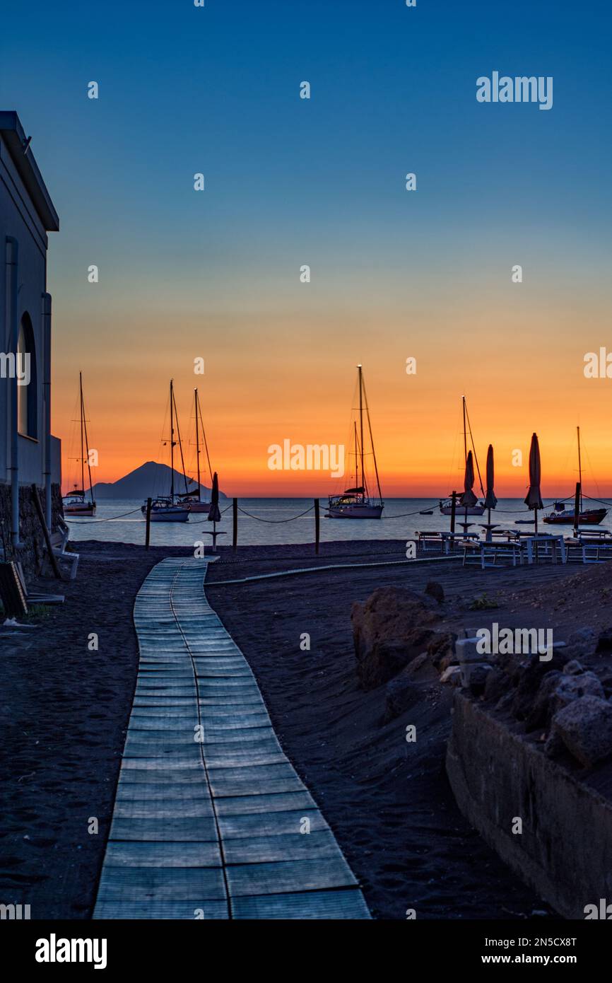 Vulcano island beaches hi-res stock photography and images - Alamy