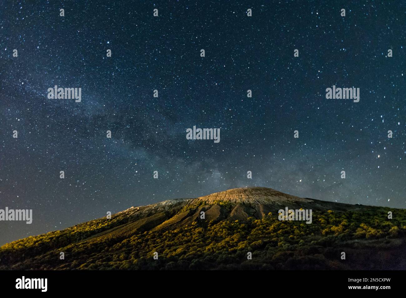 Milky way aeolian islands hi-res stock photography and images - Alamy
