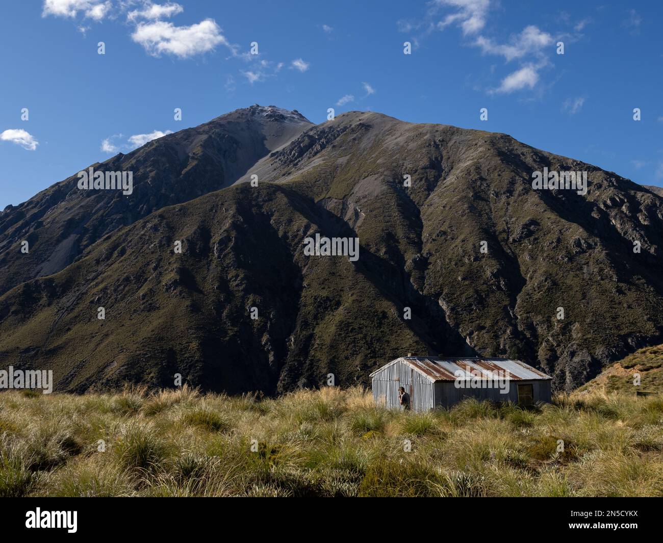 Crooked Spur hut, one of the many back country huts in New Zealand ...