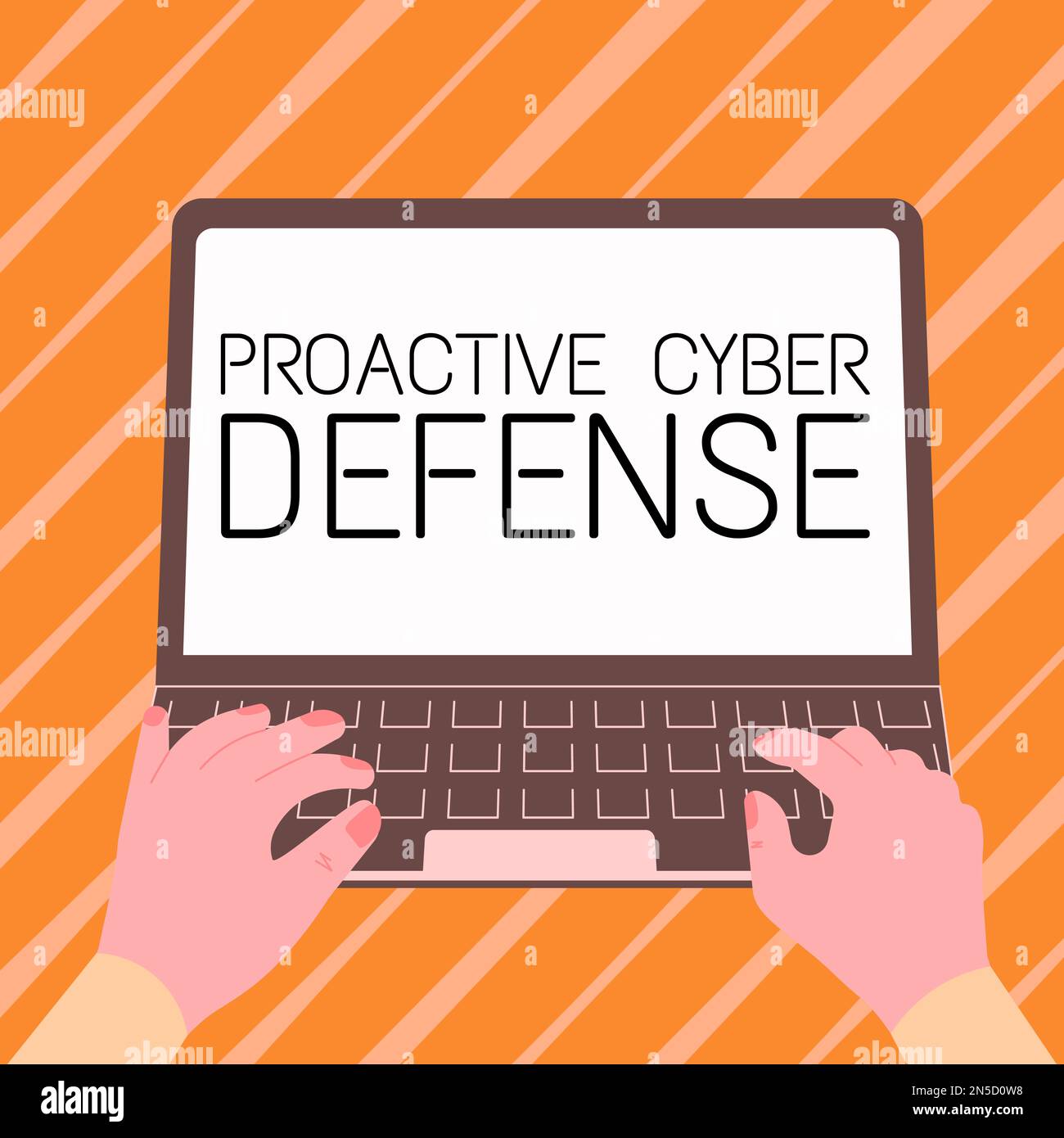 Writing displaying text Proactive Cyber Defense, Business overview ...