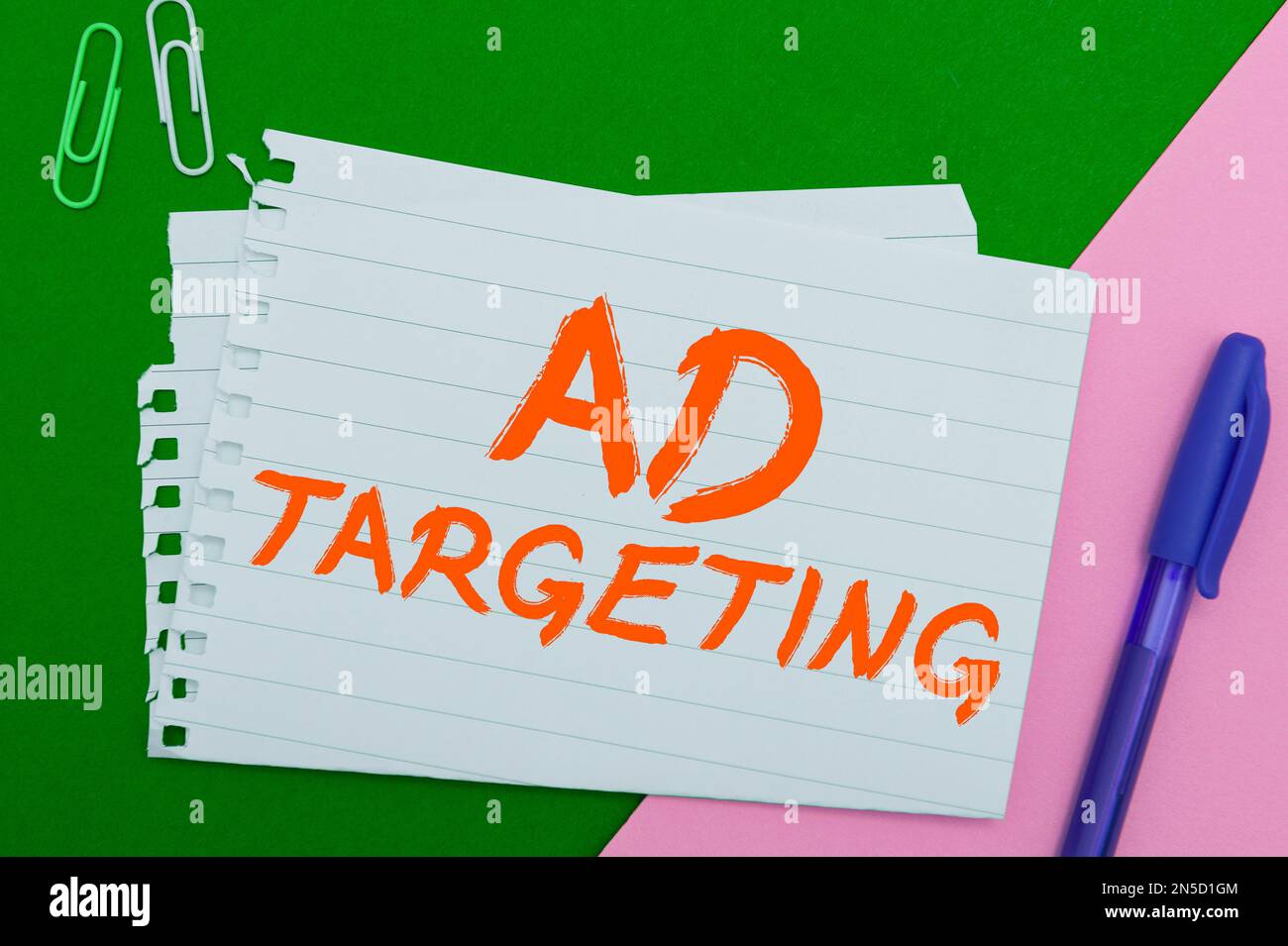 Conceptual Caption Ad Targeting Business Concept Target The Most Receptive Audiences With