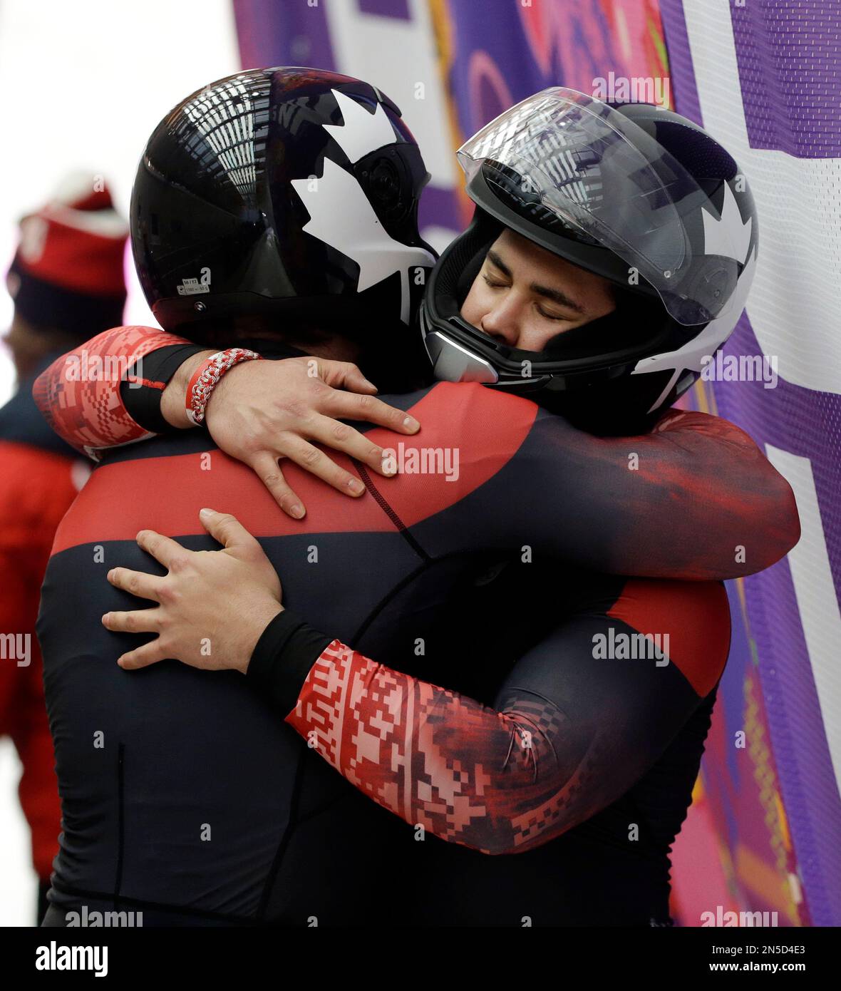 The team from Canada CAN-1, with Chris Spring, Timothy Randall, James ...