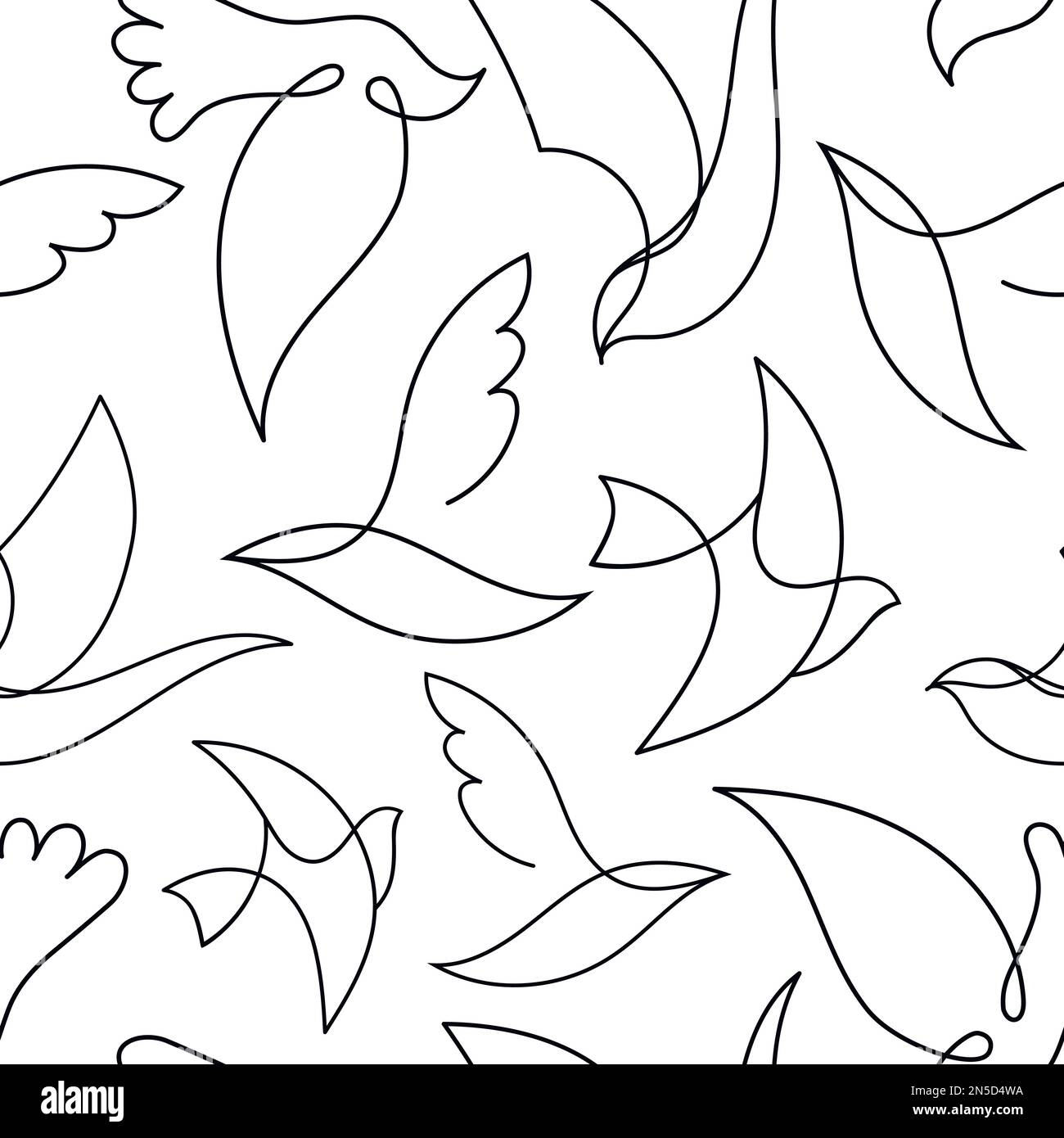 Flying pattern Black and White Stock Photos & Images - Alamy