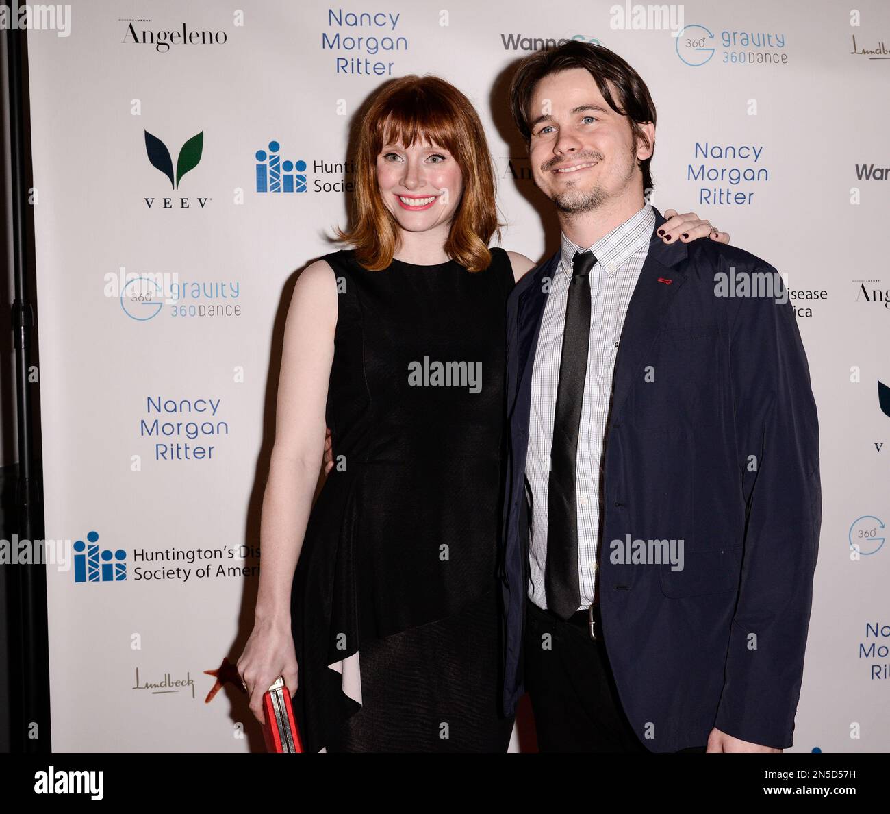 Actress Bryce Dallas Howard, left, and actor Jason Ritter attend the ...