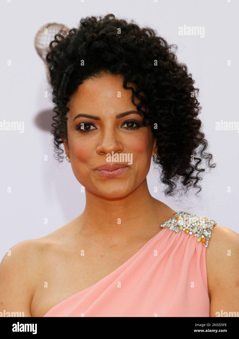 Janine Sherman Barrois arrives at the 45th NAACP Image Awards at the ...
