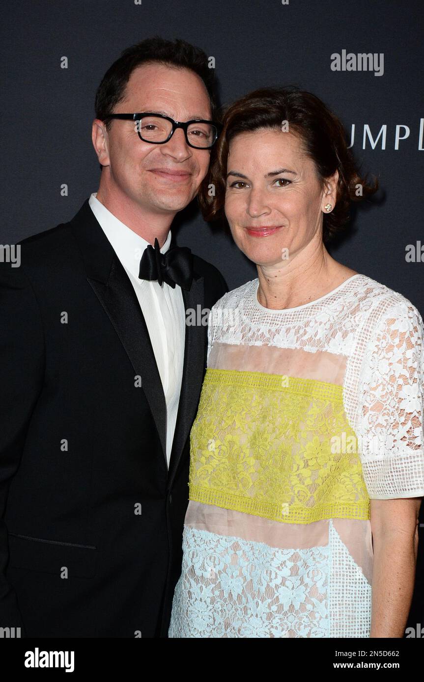 Joshua Malina, left, and Melissa Merwin arrive at the 16th Costume ...