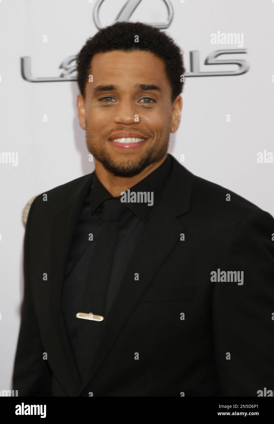 Michael Ealy arrives at the 45th NAACP Image Awards at the Pasadena ...