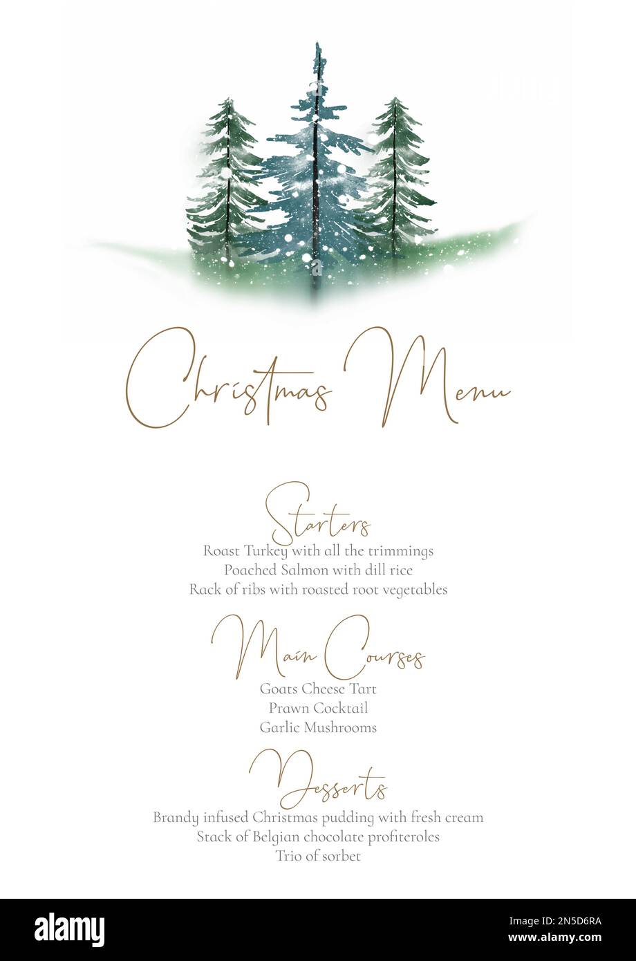 Watercolour christmas Stock Vector Images - Alamy