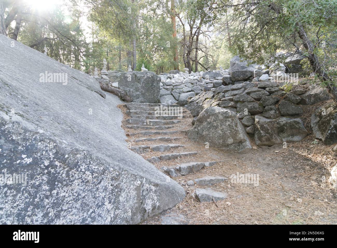 Steps to explore Stock Photo - Alamy