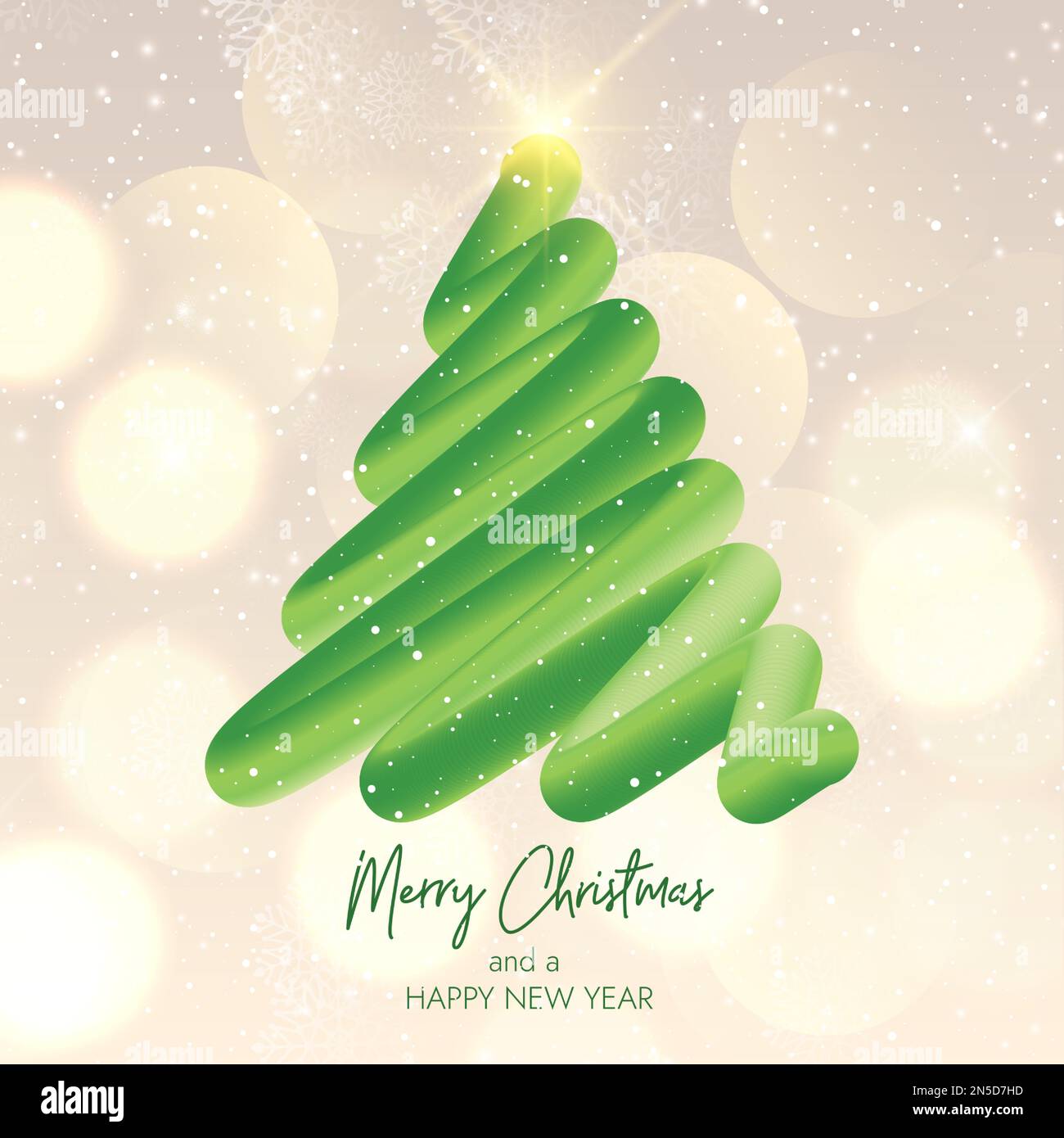 Christmas background with an abstract tree design Stock Vector Image ...