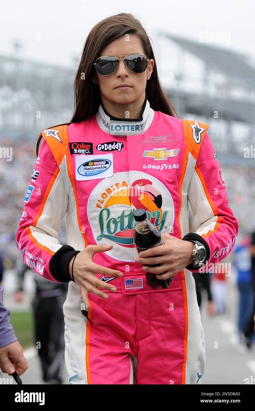 Danica Patrick appears at Daytona International Speedway on Saturday ...