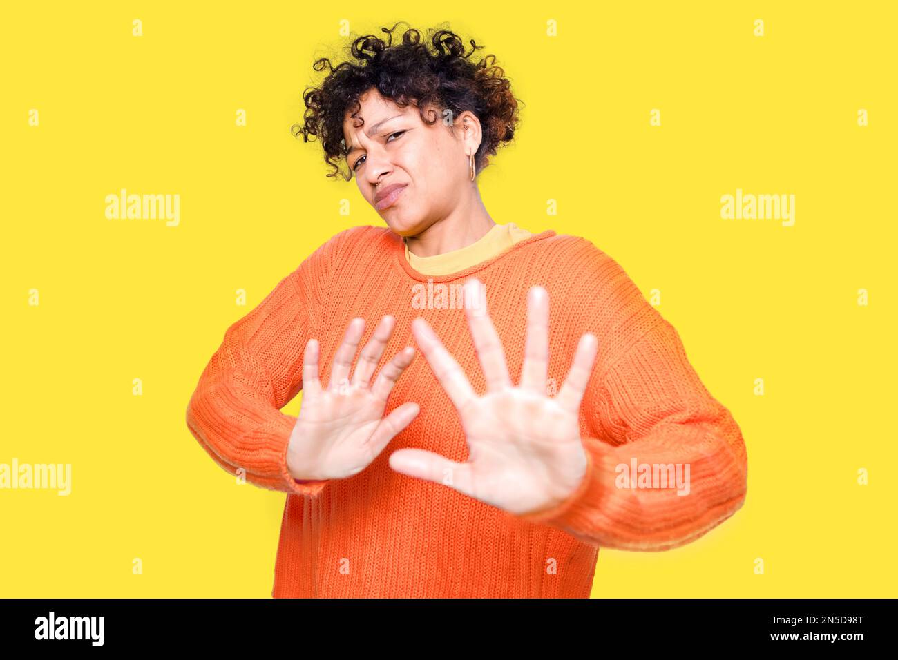 Gesture rejection hi-res stock photography and images - Alamy