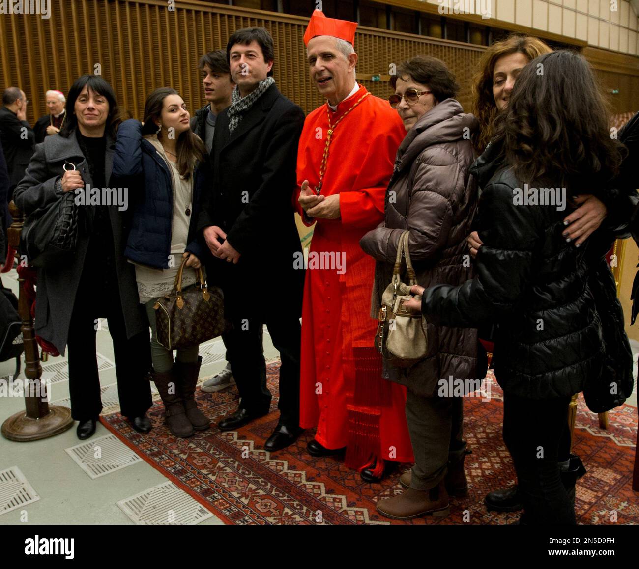 Newly-elected Cardinal Mario Aurelio Poli, archbishop of Buenos Aires ...