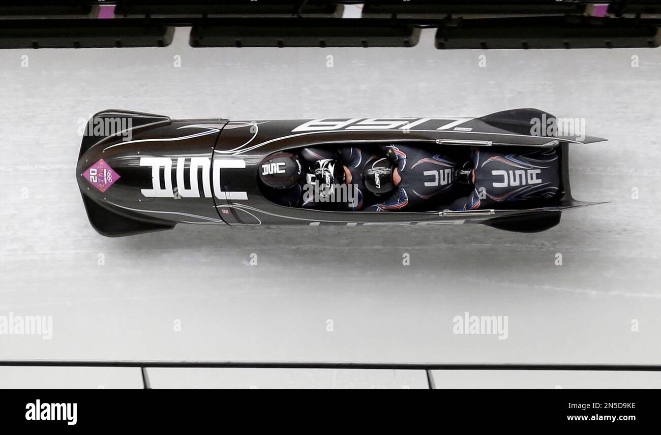 The team from the United States USA-1, with Steven Holcomb, Curtis ...