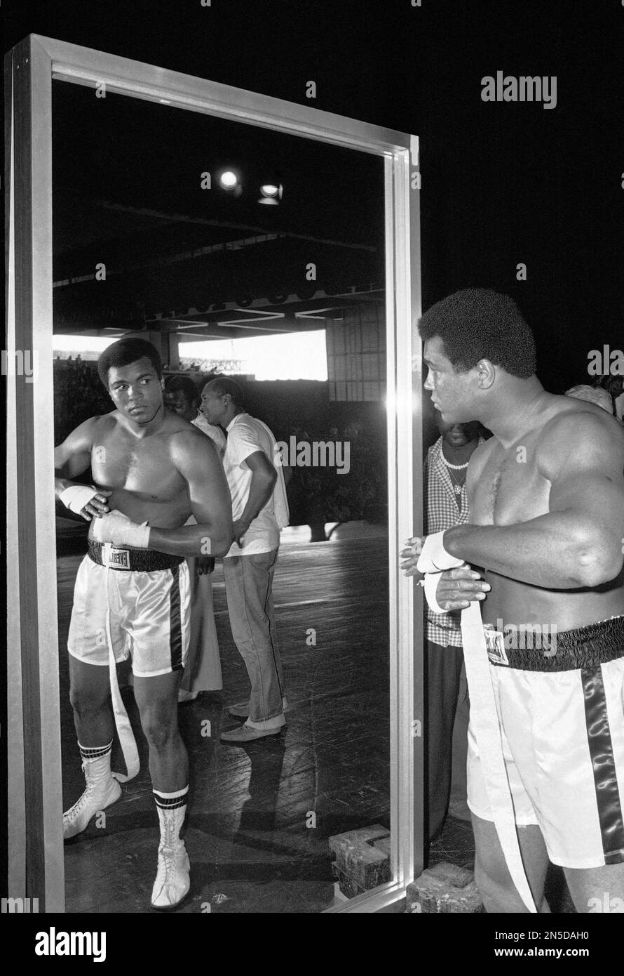 FILE - In this Sept. 29, 1975 file photo, Muhammad Ali, world ...