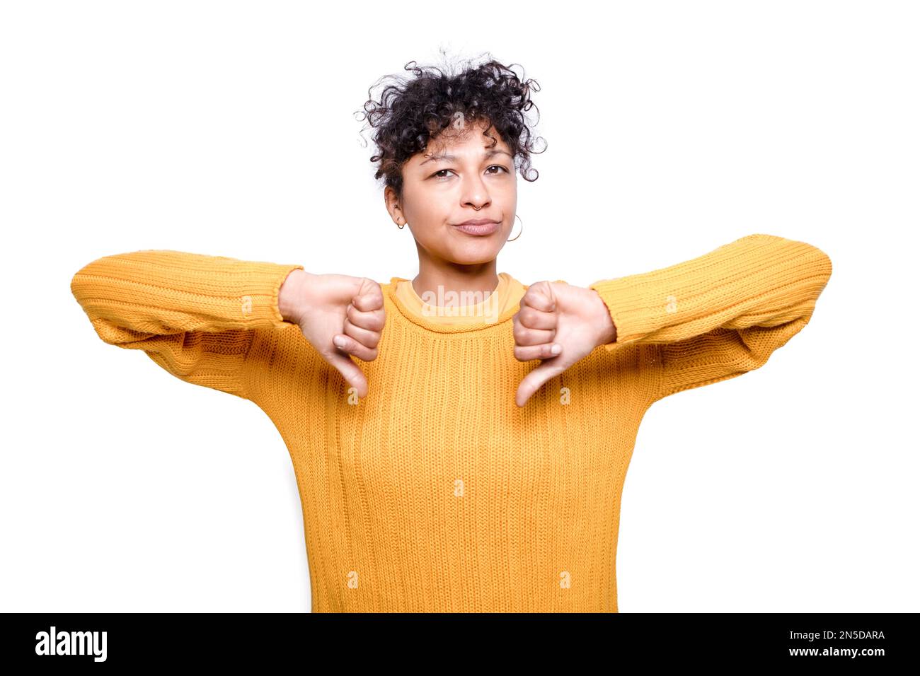 Disappointment woman hi-res stock photography and images - Alamy