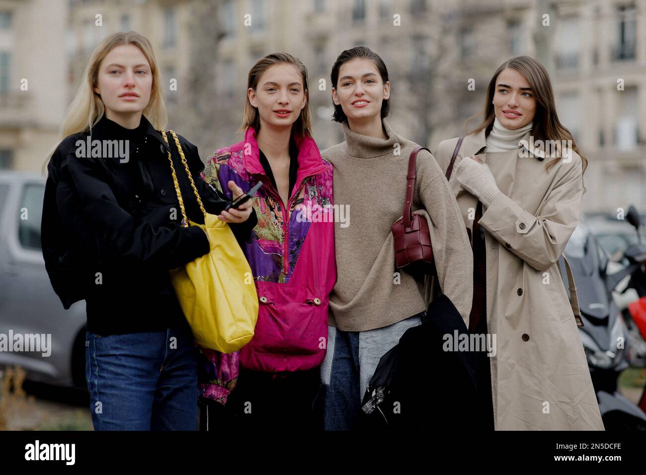 Street style, models Felice Nova Noordhoff, Rolf Schrader, Rayssa ...