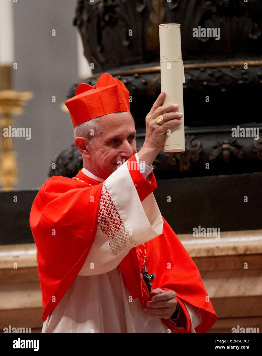 Newly-elected Cardinal Mario Aurelio Poli, Archbishop of Buenos Aires ...