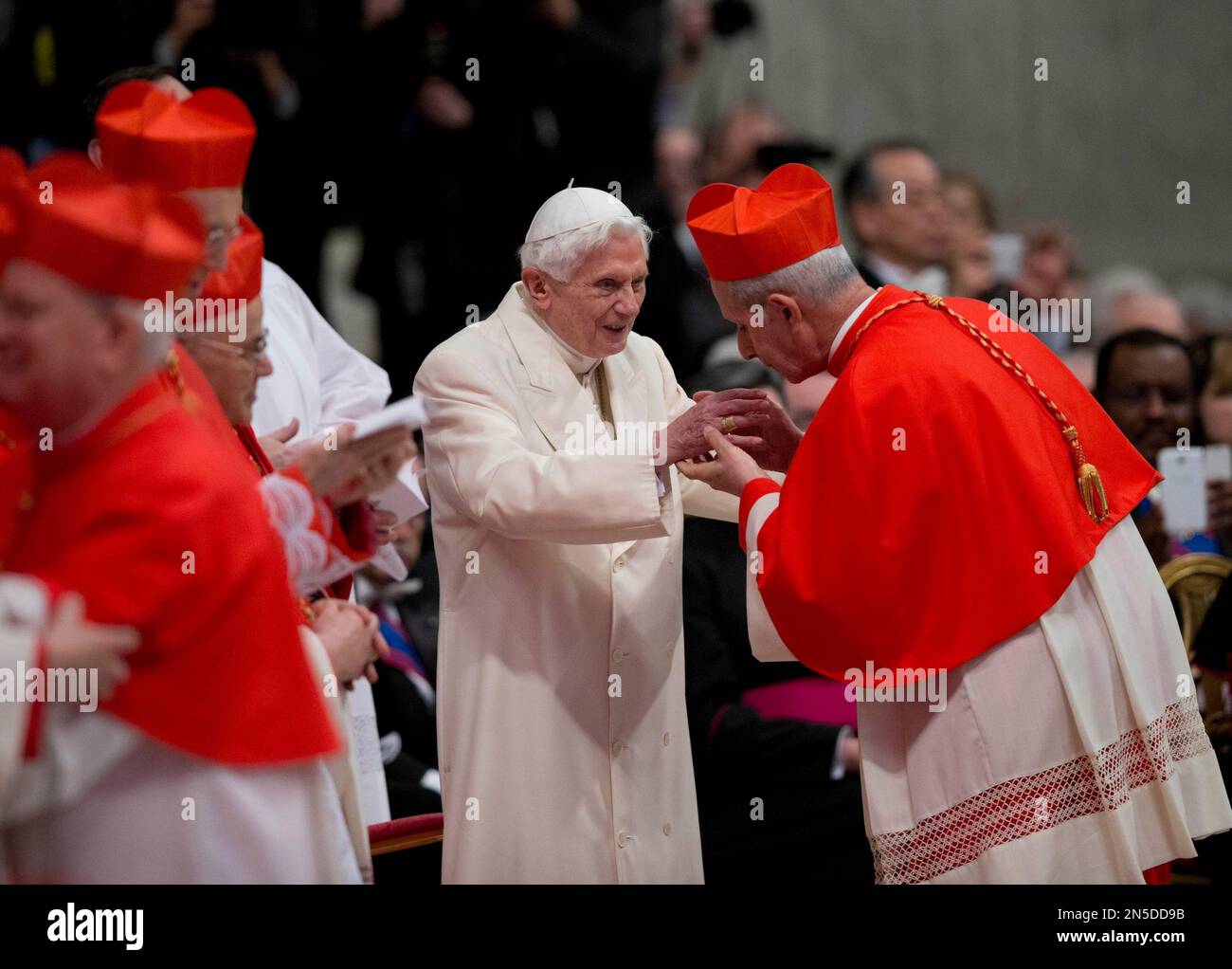 Newly-elected Cardinal Mario Aurelio Poli, Archbishop of Buenos Aires ...