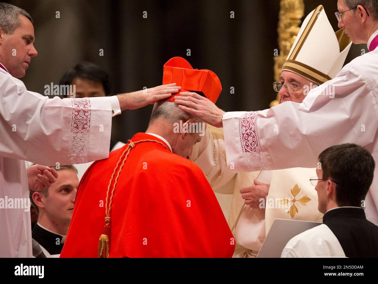 Newly-elected Cardinal Mario Aurelio Poli, Archbishop of Buenos Aires ...