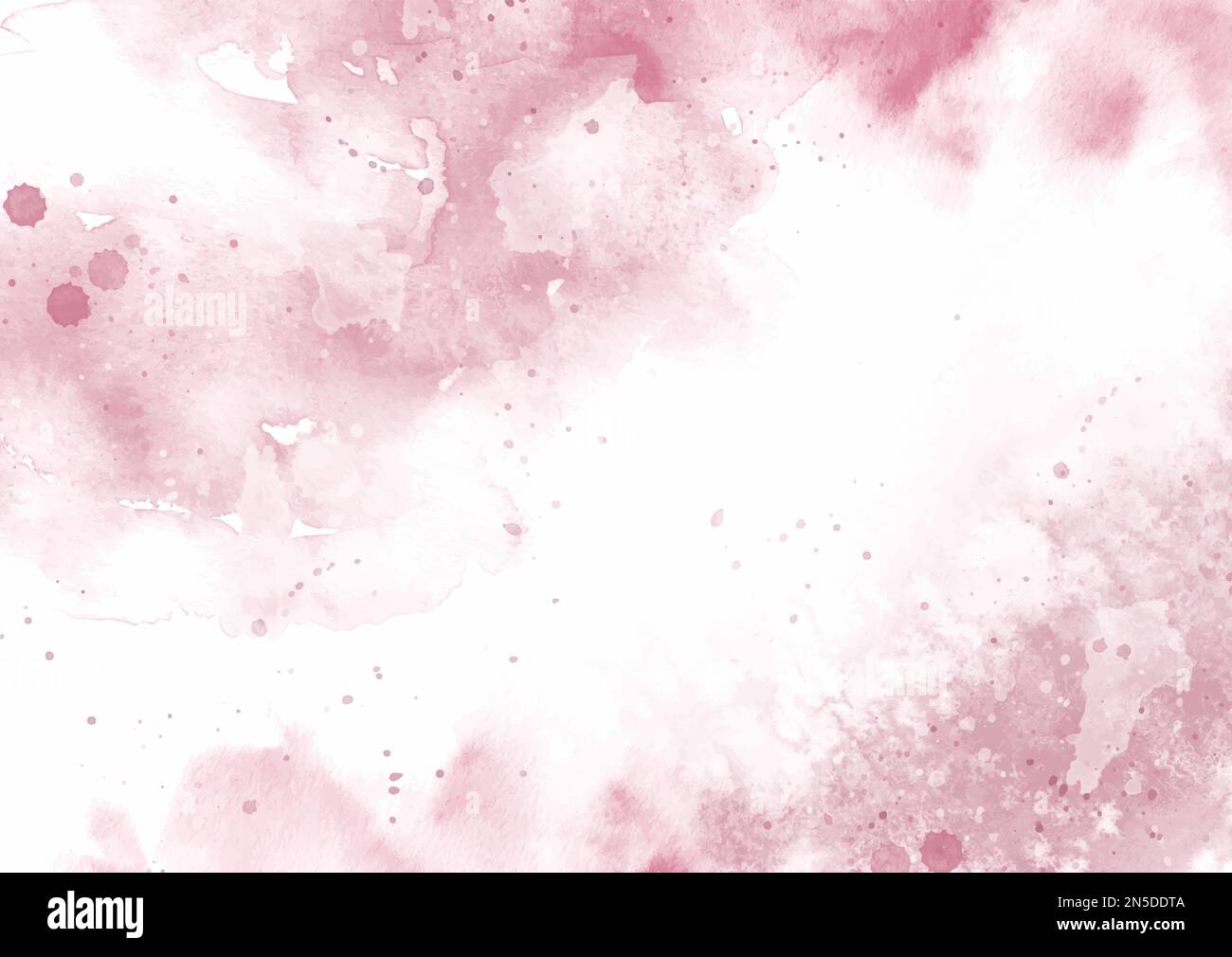 Detailed hand painted pink watercolour background Stock Vector Image ...