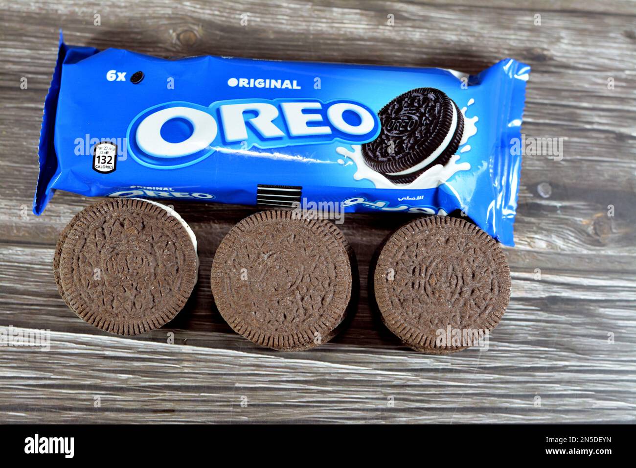 Cairo, Egypt, February 5 2023: Oreo original, a brand of sandwich ...