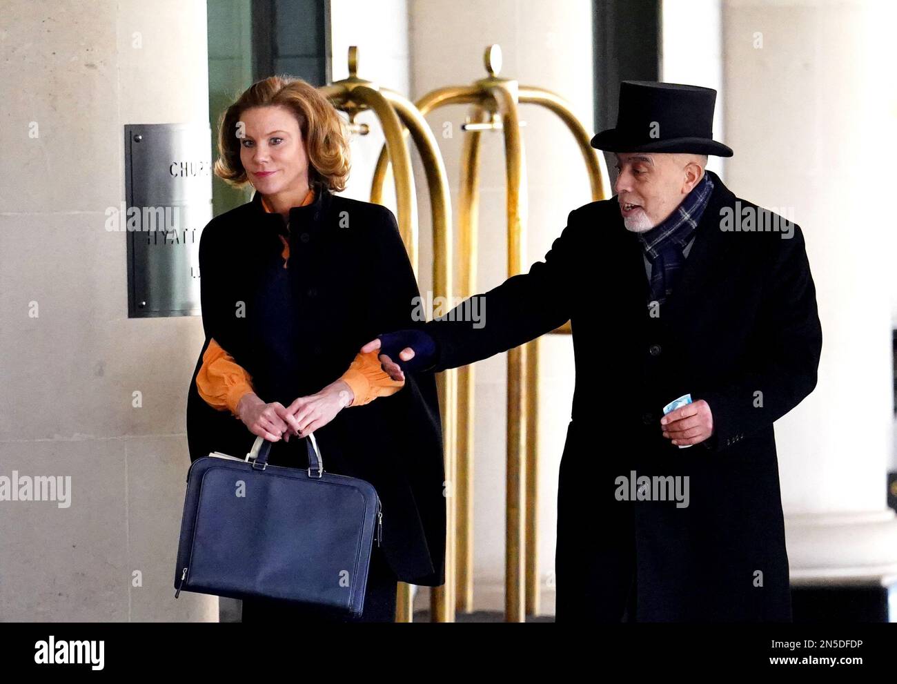Newcastle United co-owner Amanda Staveley arrives at the Hyatt Regency ...