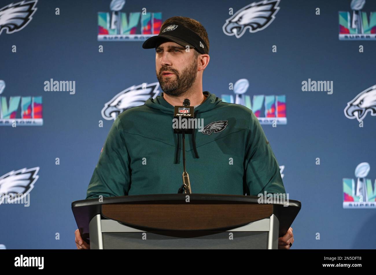 File photo dated 08-02-2023 of Philadelphia Eagles head coach Nick ...