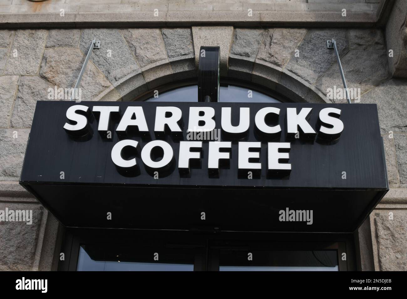 Copenhagen/Denmark/09 February 2023/Seattle coffee chain starbucks ...