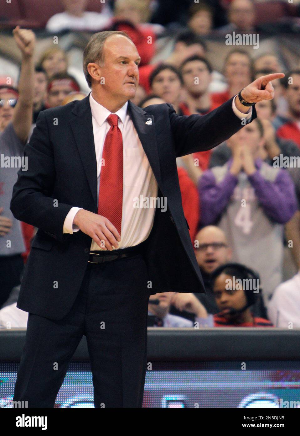 FILE - In this Jan. 29, 2014 file photo, Ohio State head coach Thad ...