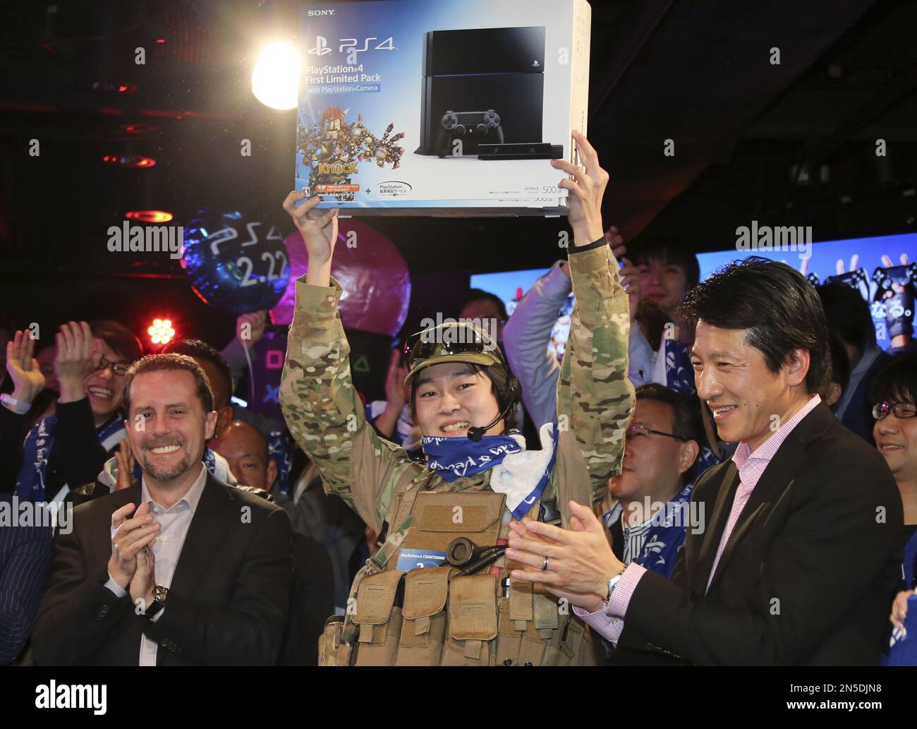 Sony Computer Entertainment Inc. President and CEO Andrew House, left ...