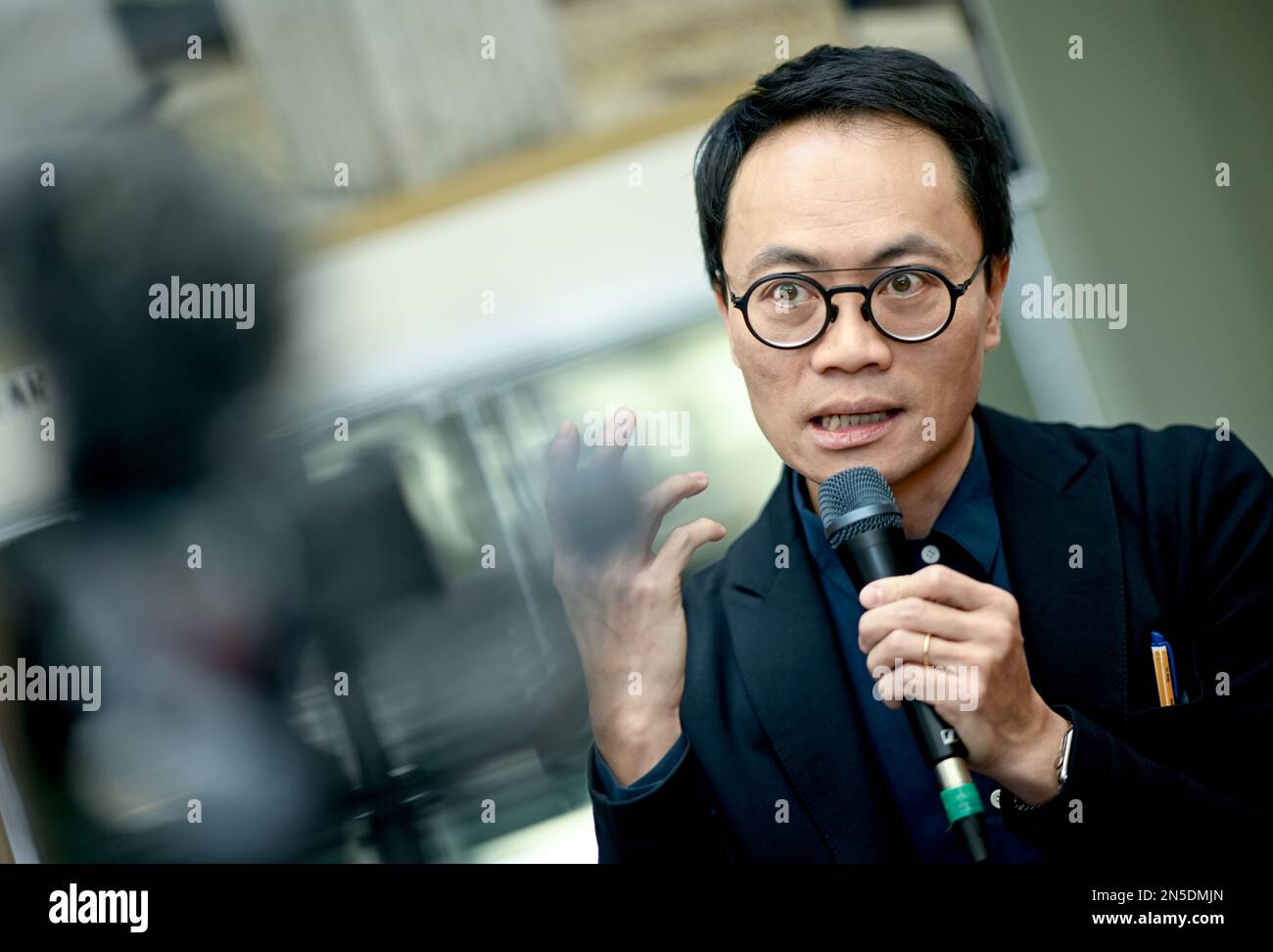 Berlin, Germany. 09th Feb, 2023. Anh-Linh Ngo, architect and member of ...