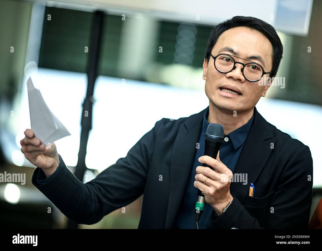 Berlin, Germany. 09th Feb, 2023. Anh-Linh Ngo, architect and member of ...