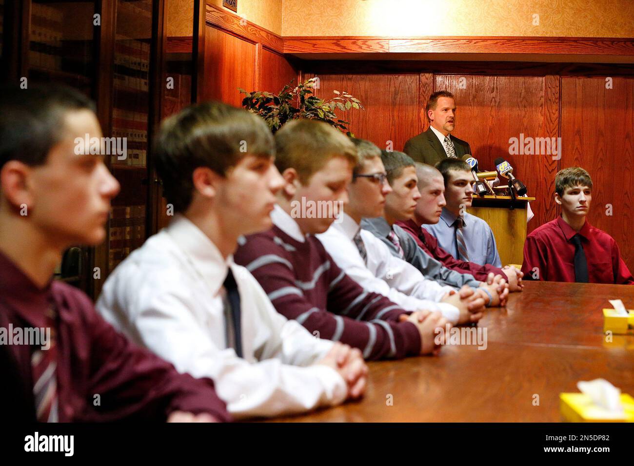 Philipsburg High School wrestlers, from left, Tyler Agans, Tylor ...