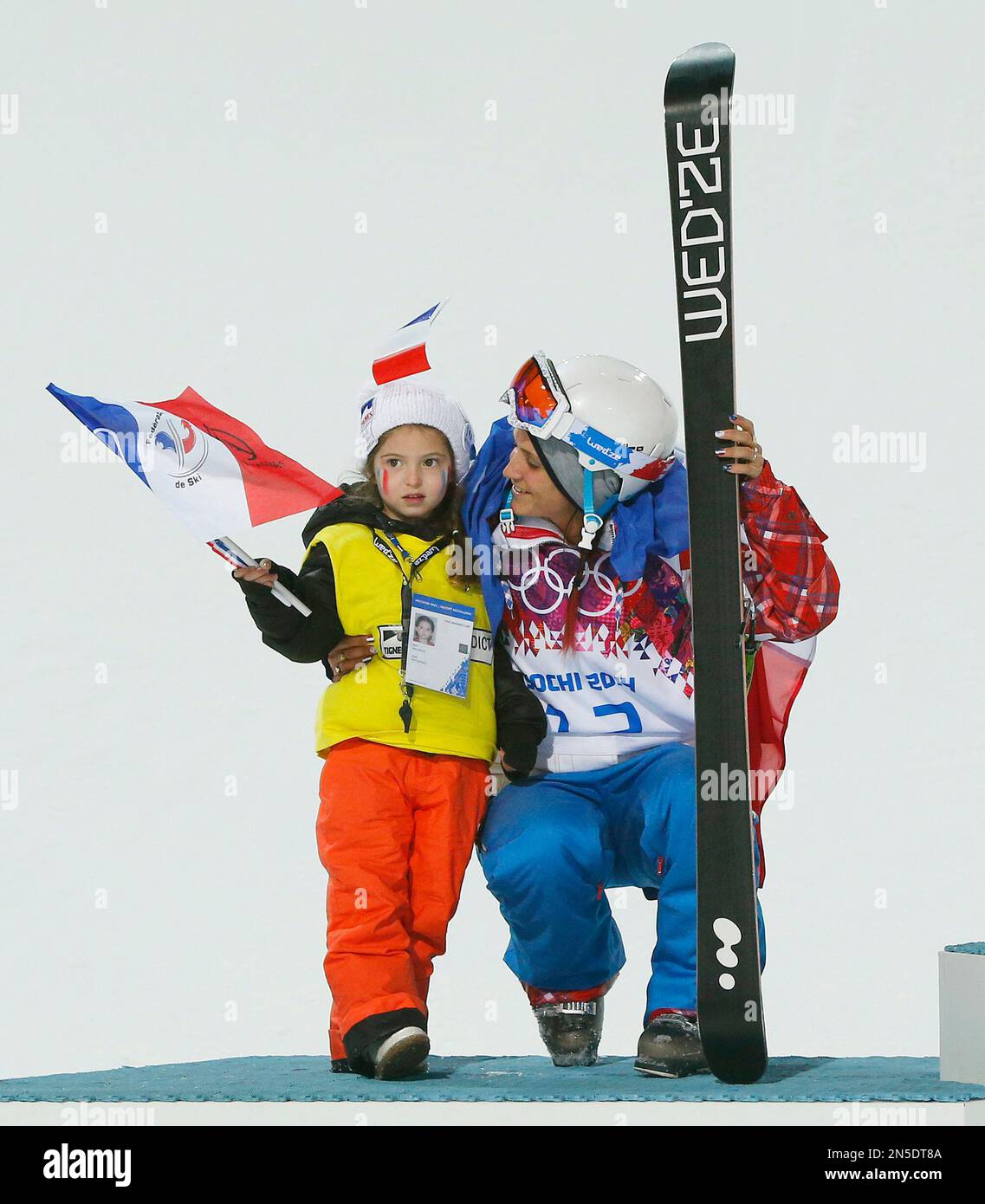 Women's ski halfpipe silver medalist Marie Martinod of France ...